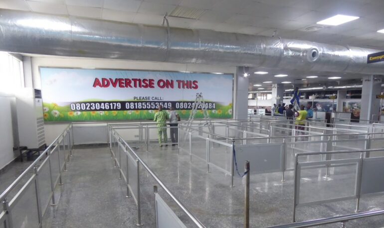 MURTALA MUHAMMED INTERNATIONAL TERMINAL 1 – STATIC BACKLIT – 8mW x 2mH ...